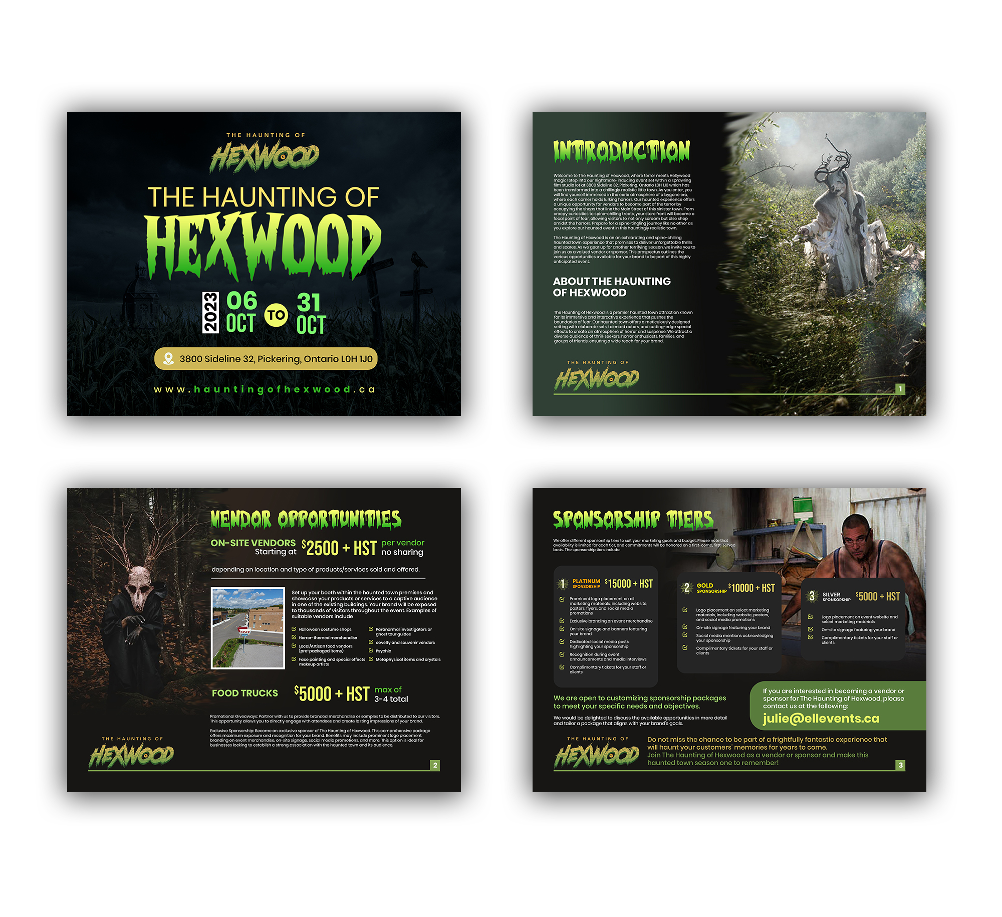 Elegant, Playful, Event Graphic Design for Ell'Events Inc. by debdesign ...