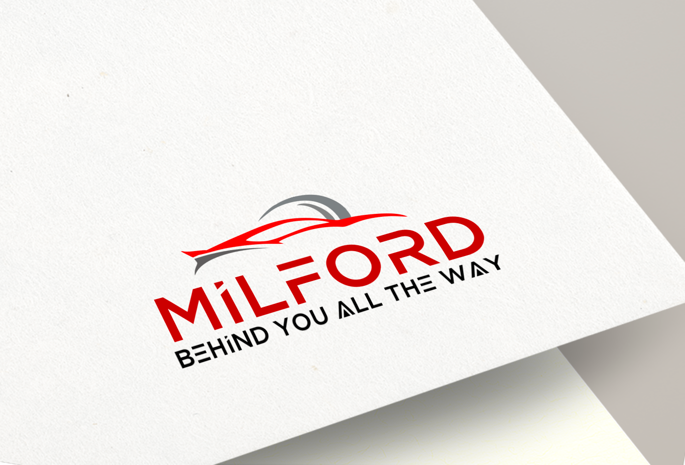 Bold, Modern, Automotive Logo Design for MILFORD - BEHIND YOU ALL THE ...
