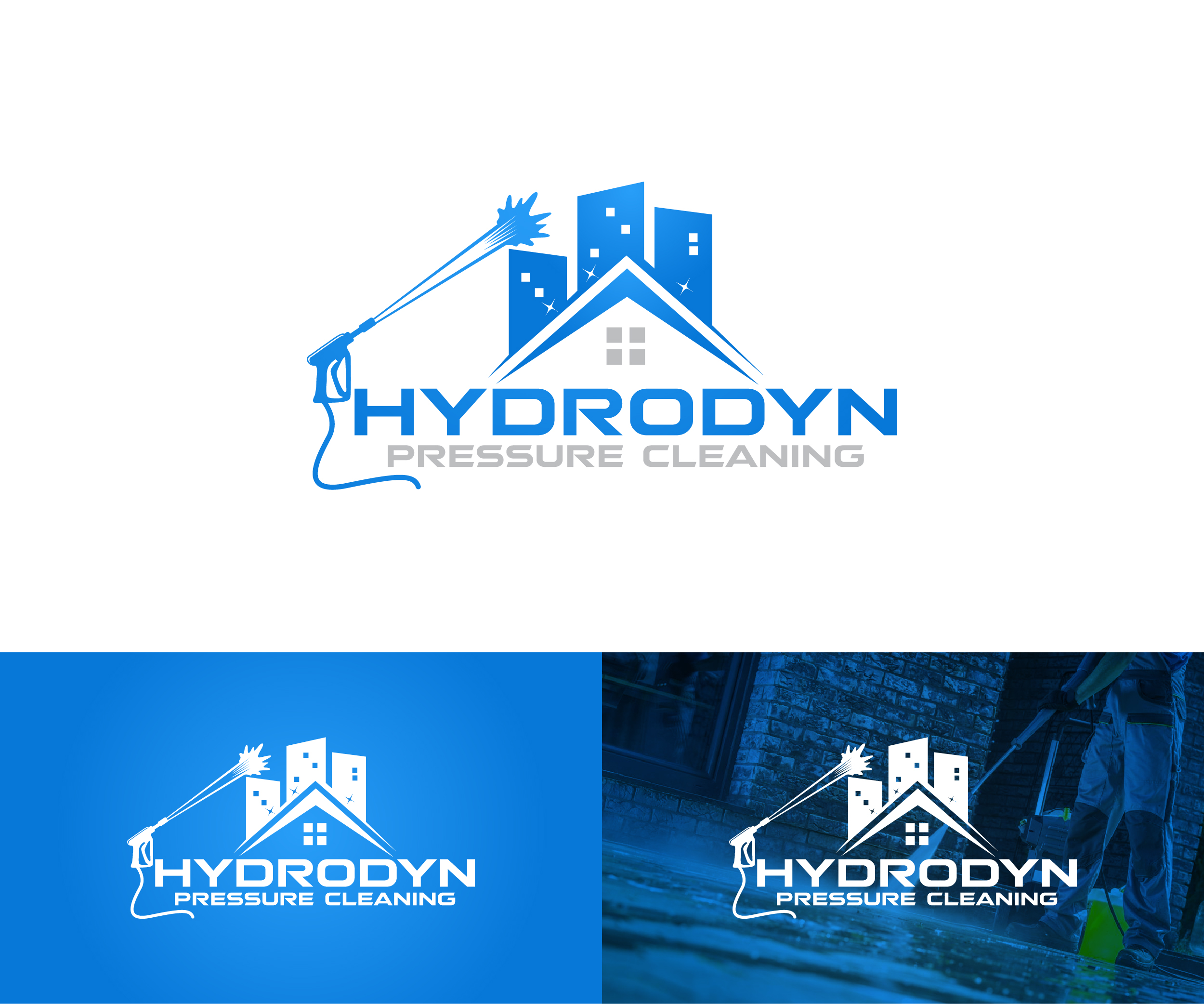 Upmarket, Bold, Pressure Washing/Cleaning Logo Design for Hydrodyn or ...