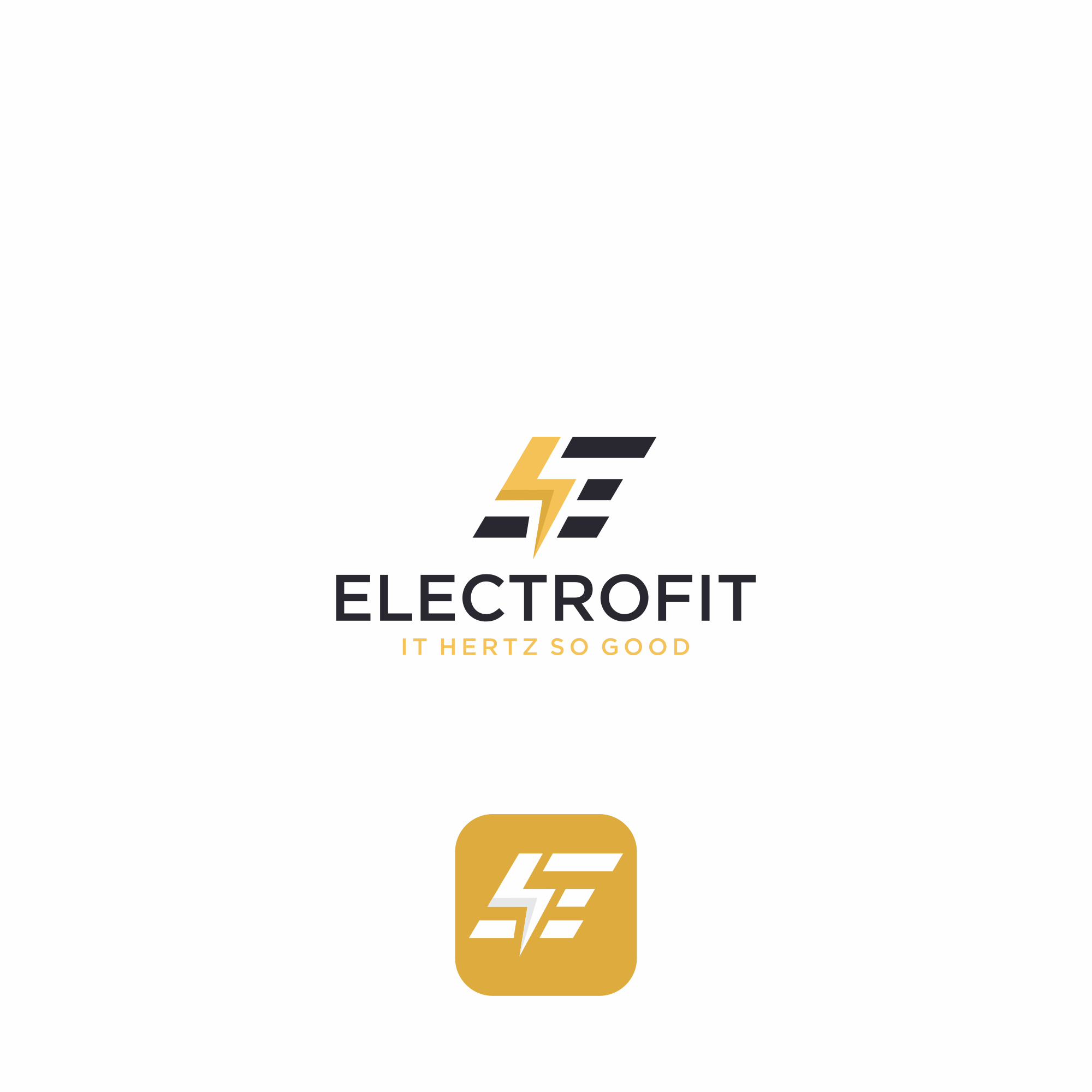 Upmarket, Professional, Fitness Logo Design for ElectroFIT : It Hertz ...