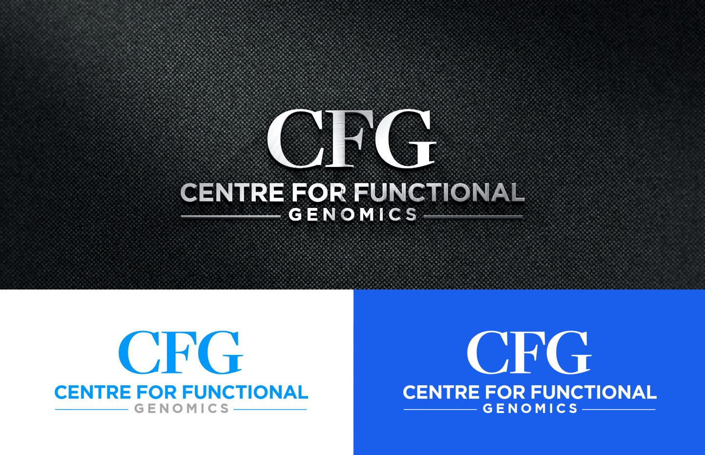 Logo Design for CFG/Centre for Functional Genomics by PyramidsDesigns ...