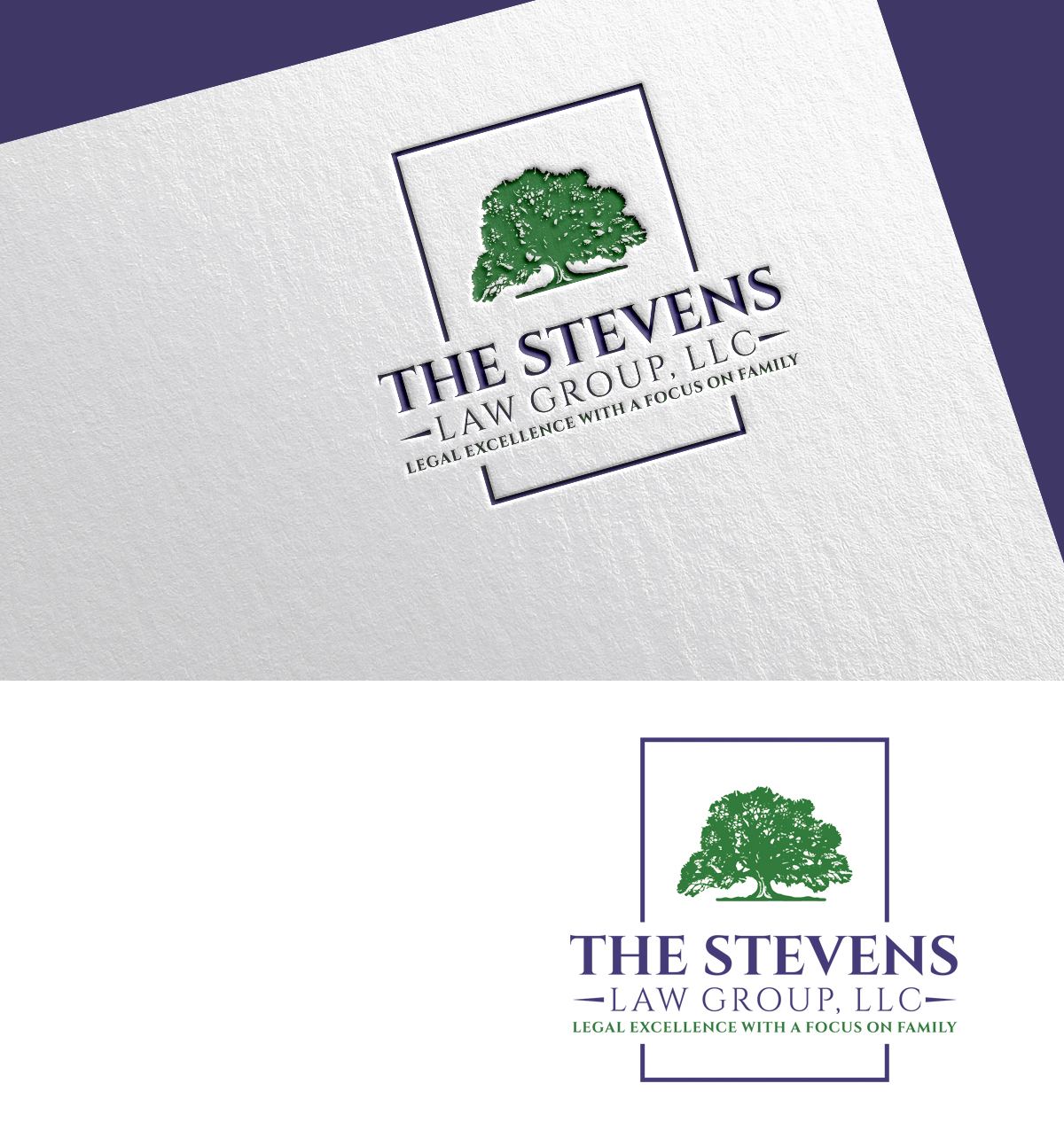 Serious, Modern, Legal / Family Law Firm Logo Design for "The Stevens ...