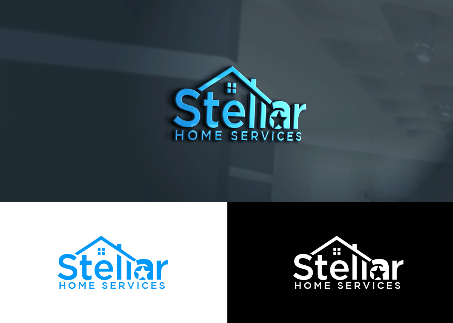 Elegant, Traditional, Home Services Industry Logo Design for Stellar Home Services by ...