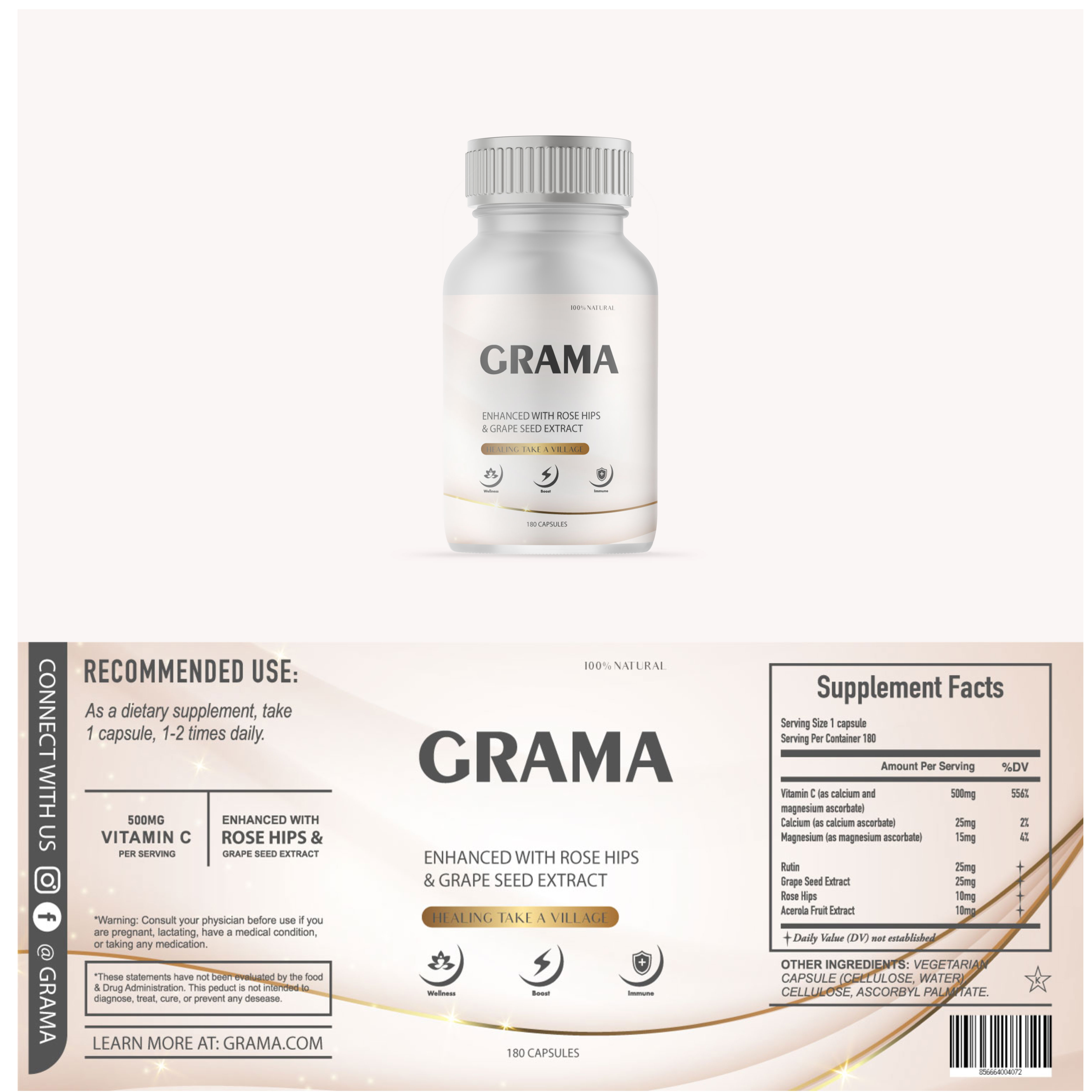 Elegant, Playful, Health and Wellness Label Design for a Company by ...