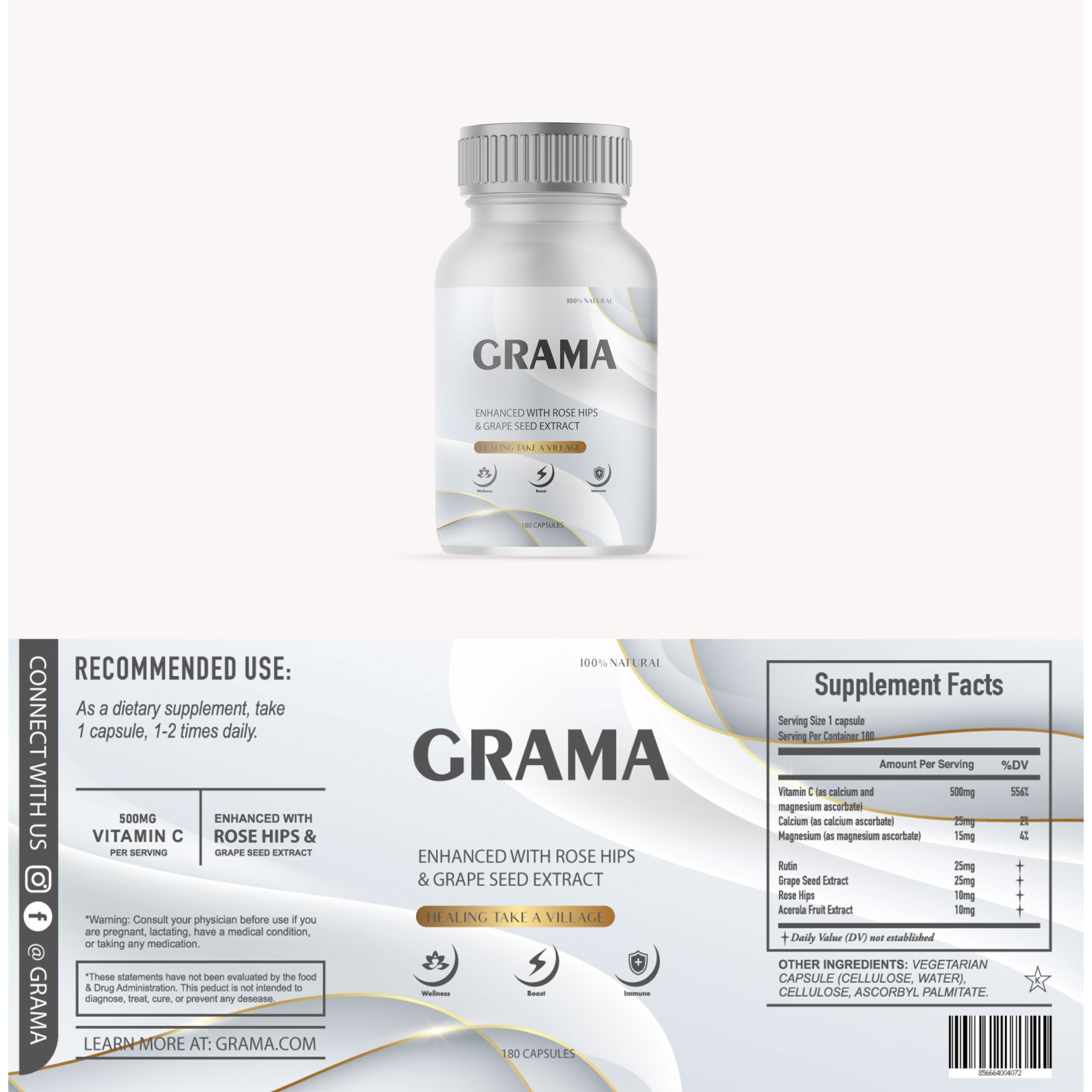 Elegant, Playful, Health and Wellness Label Design for a Company by ...