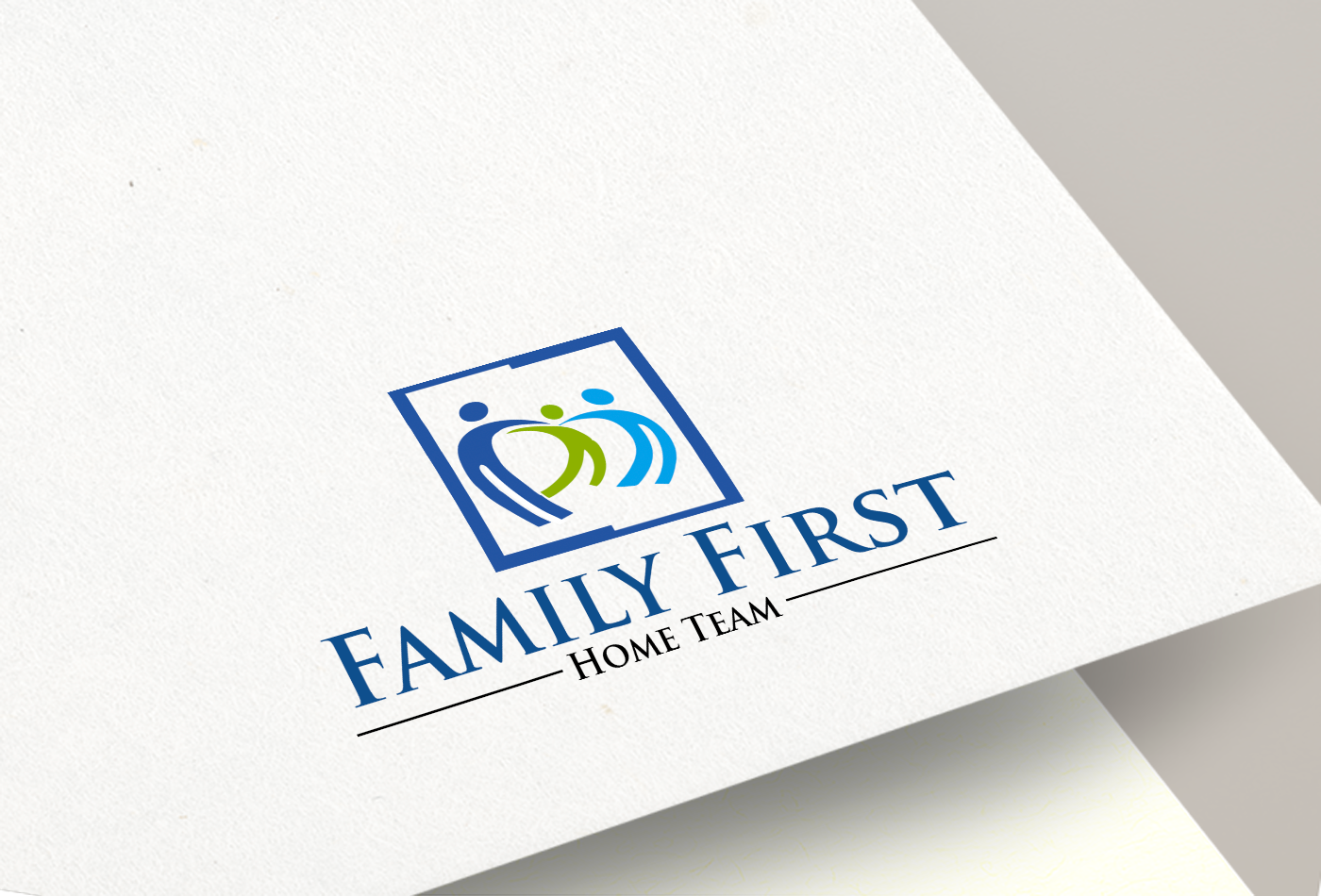 Elegant, Playful, Real Estate Logo Design for Family First Home Team by ...