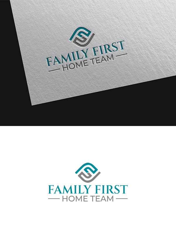 Elegant, Playful, Real Estate Logo Design for Family First Home Team by ...