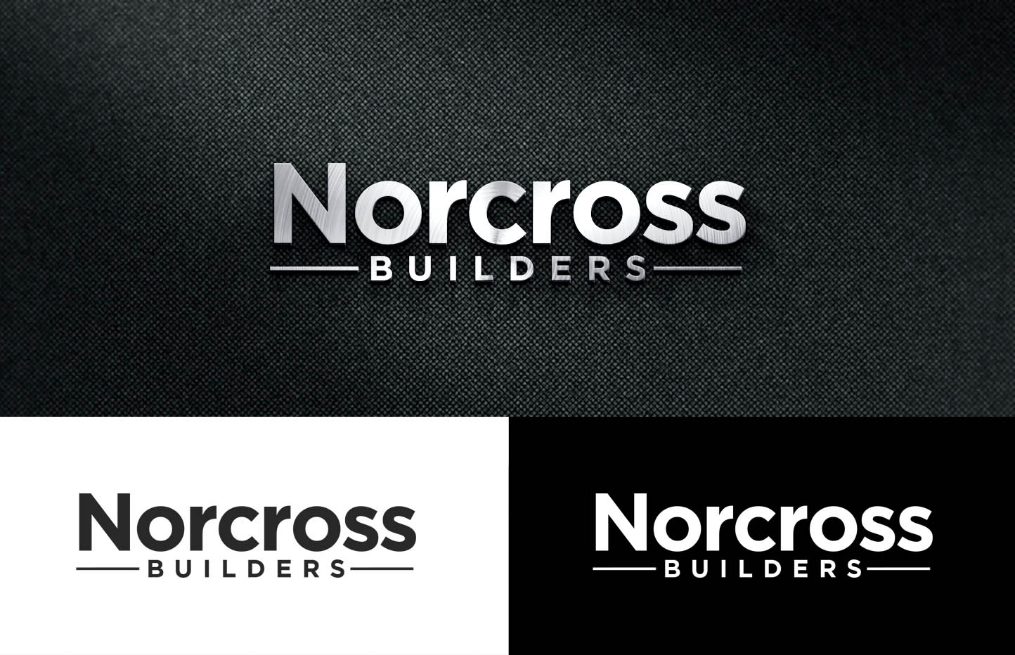 Serious, Modern, High end construction Logo Design for Norcross ...