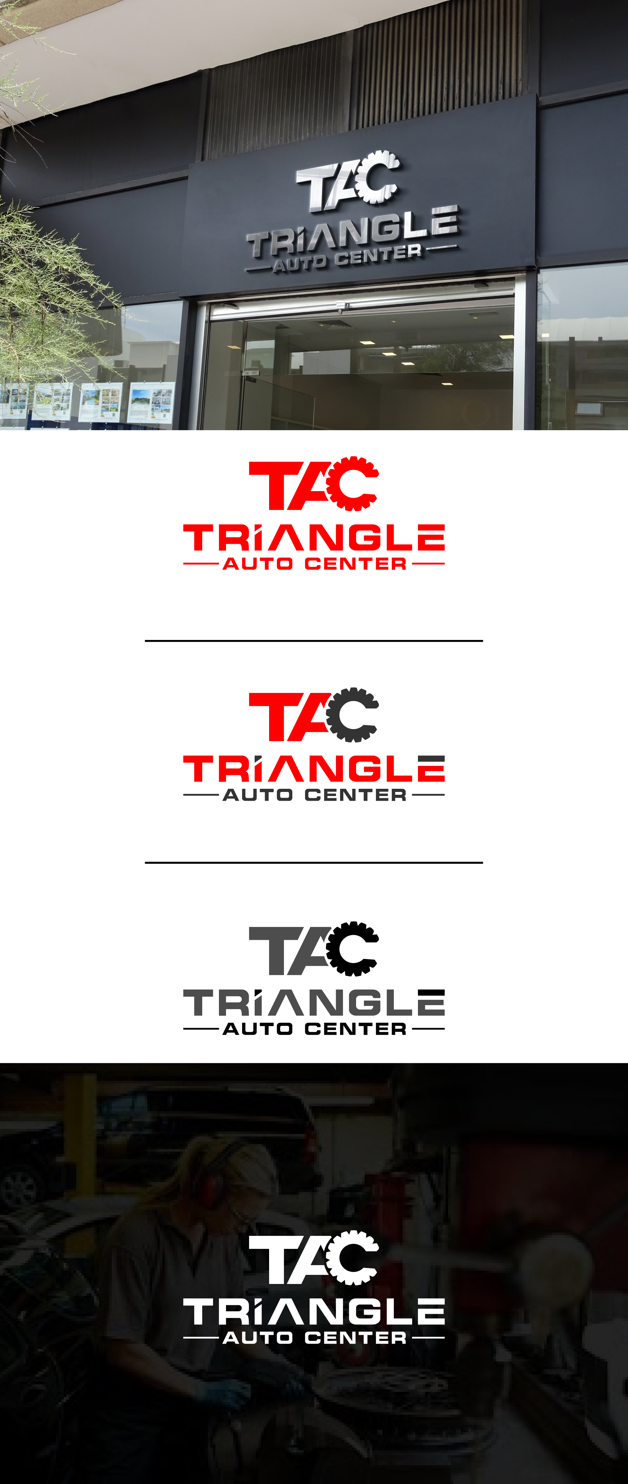 Elegant, Playful Logo Design for Triangle Auto Center by RAFSAN10 ...