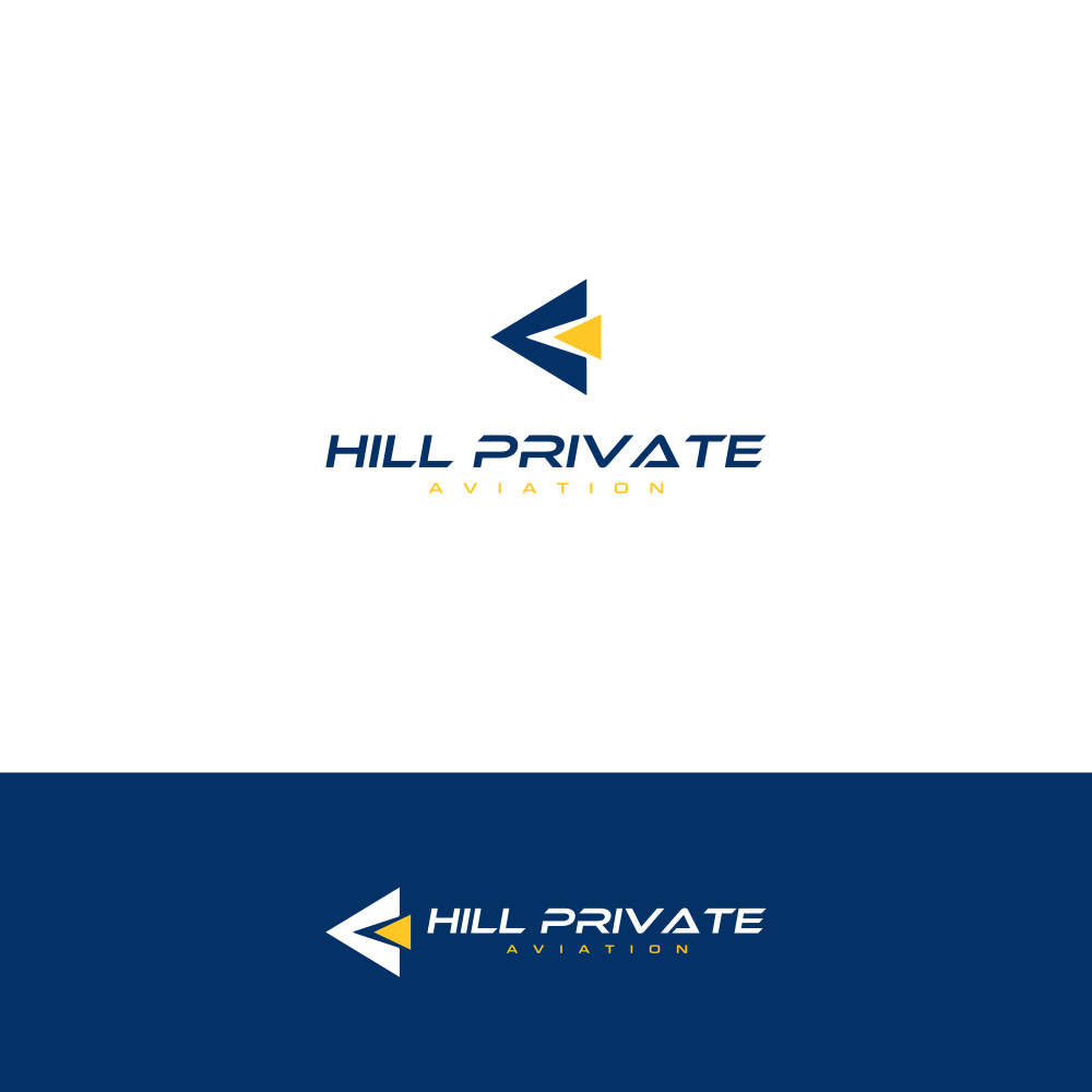 Elegant, Playful, Aircraft Charter Logo Design for Hill Private ...