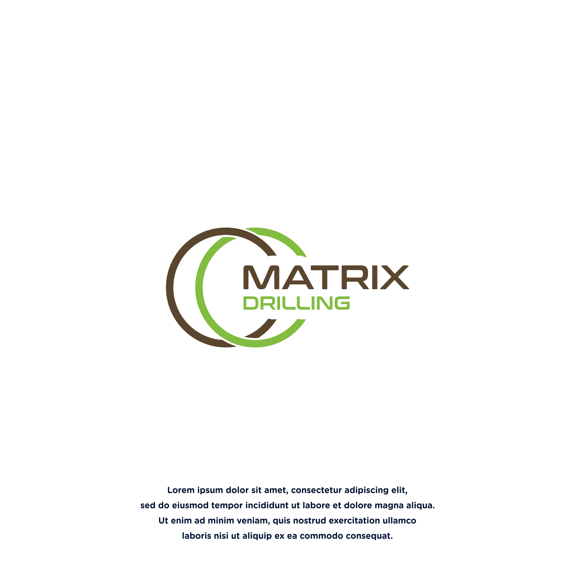 Serious, Professional, Construction Logo Design for Matrix Drilling by ...