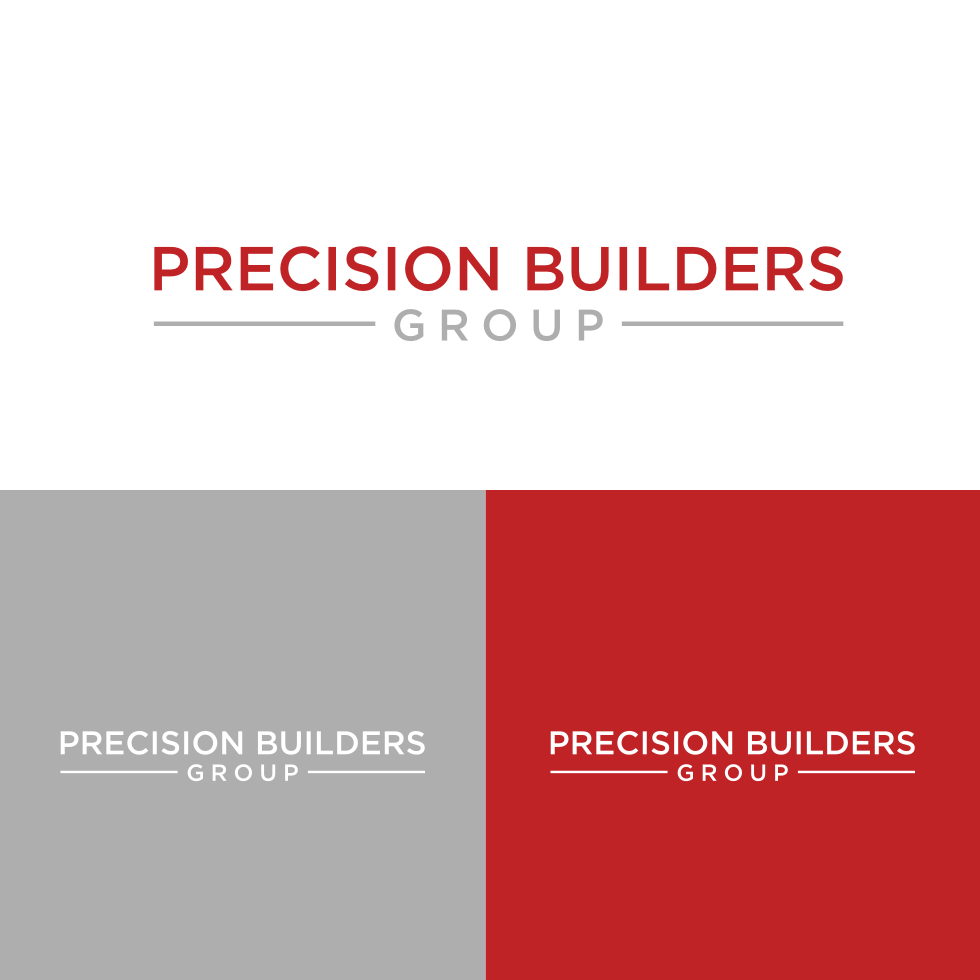 Logo Design for Precision Builders Group by A Z U R E | Design #30908542