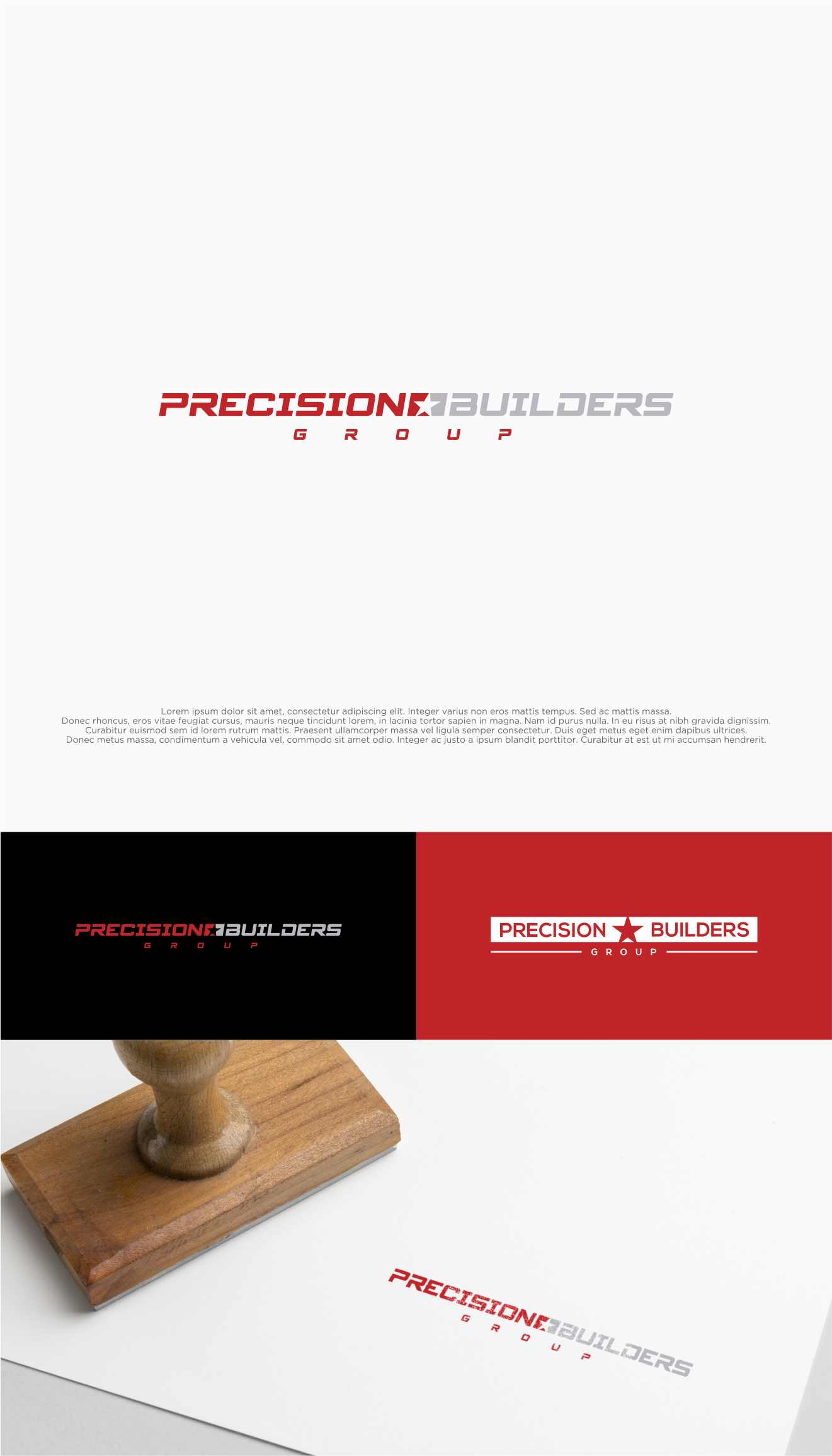 Logo Design for Precision Builders Group by shiroRo | Design #30922311