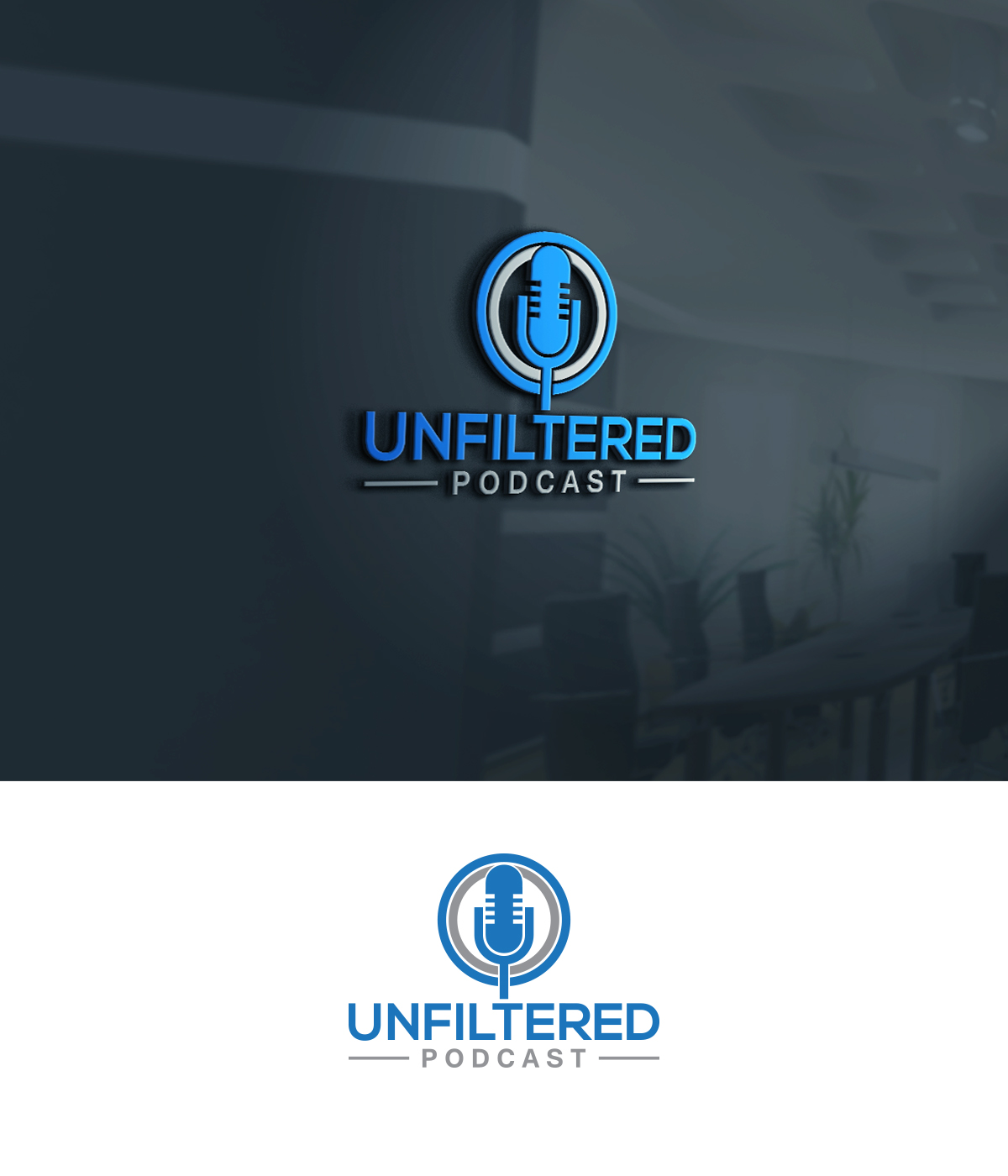 Logo Design for UNFILTERED Podcast by alikahoon9 | Design #30915868