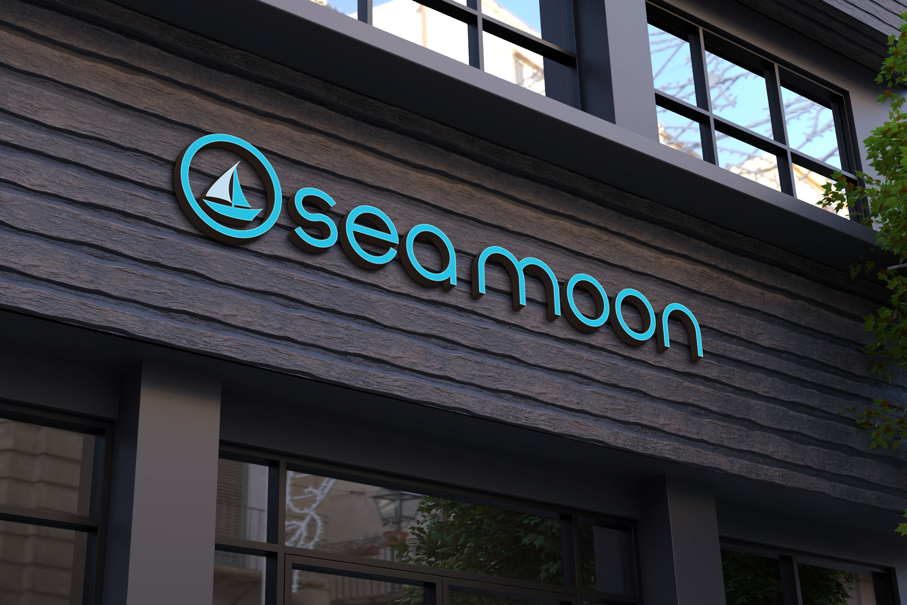 Playful, Colorful, Bloggers Logo Design for Sea Moon by Kavth | Design ...