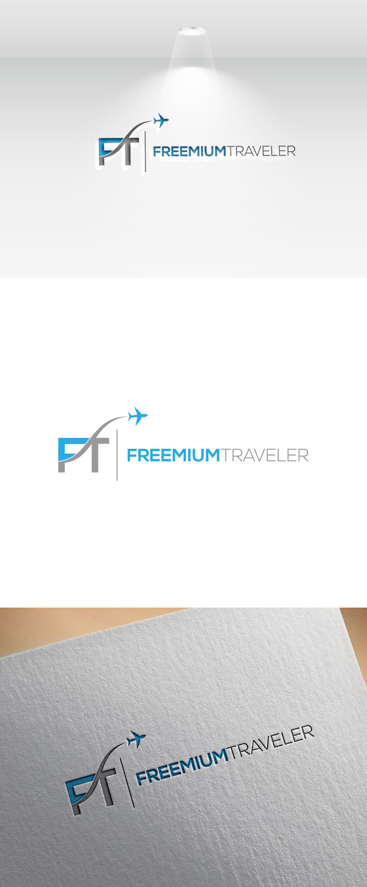 Modern, Personable, Travel Logo Design for Freemiumtraveler by md tarek ...