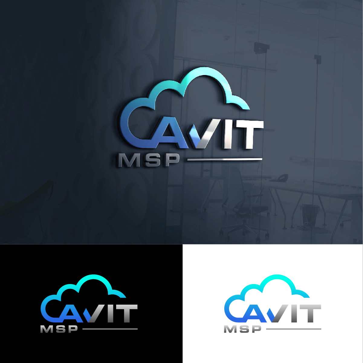 Modern, Professional Logo Design for AVIT MSP by RainART | Design #30918211
