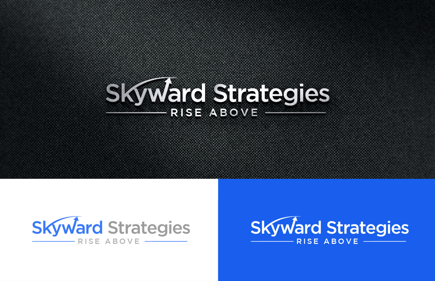 Logo Design for Skyward Strategies [company name]. Rise Above [company ...