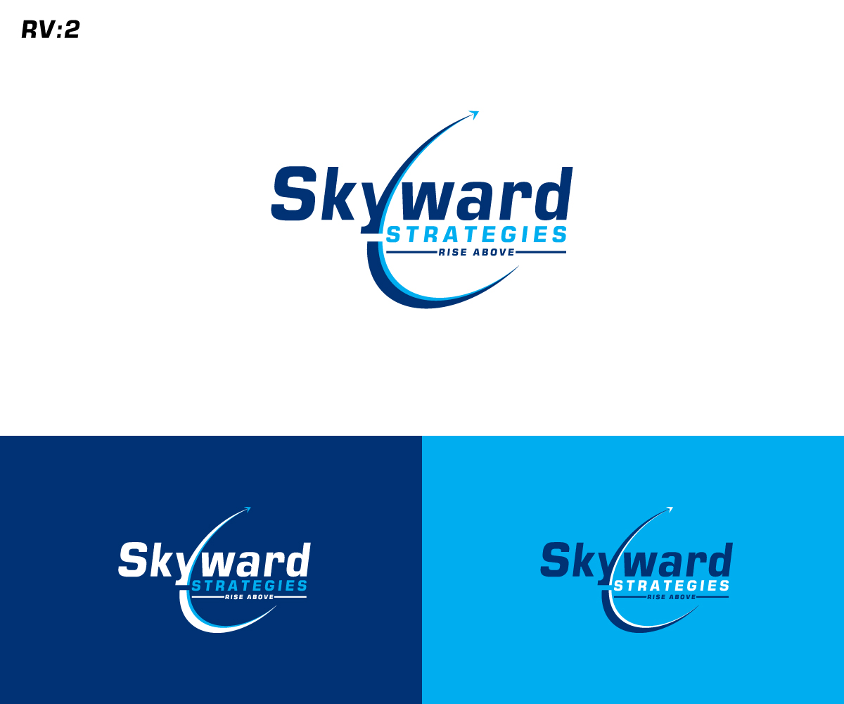 Logo Design for Skyward Strategies [company name]. Rise Above [company ...