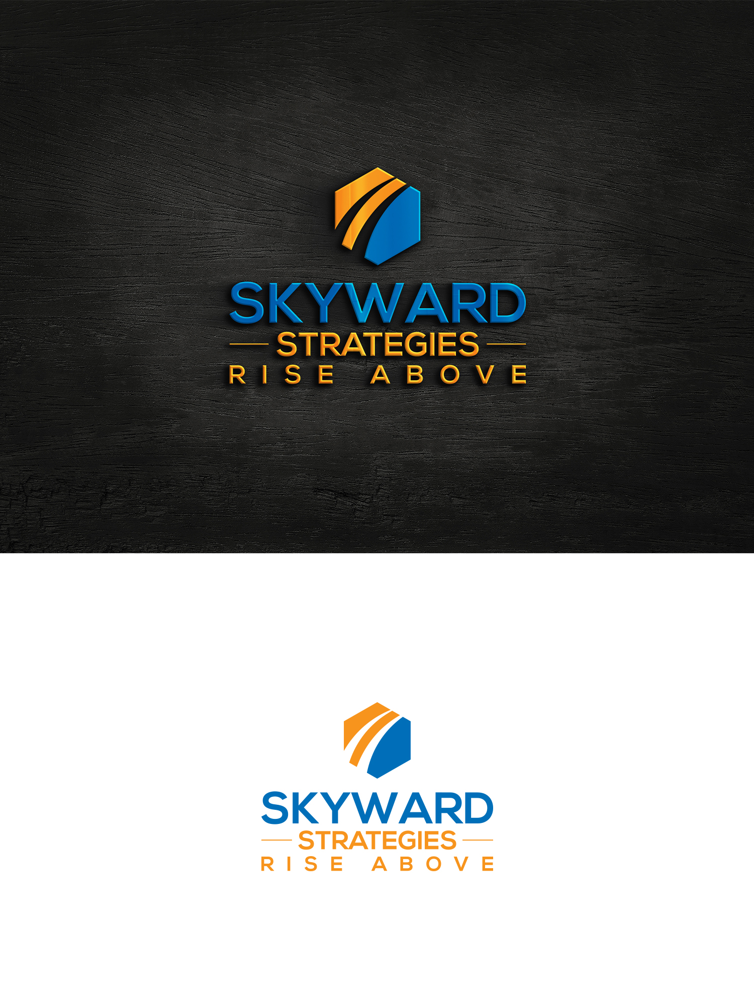 Logo Design for Skyward Strategies [company name]. Rise Above [company ...