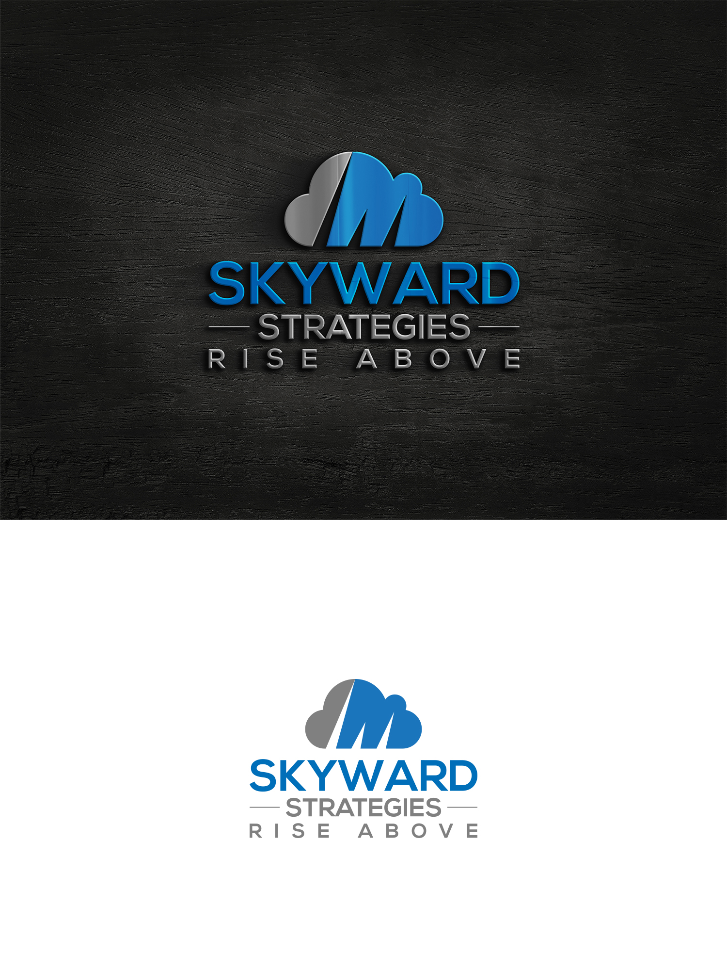 Logo Design for Skyward Strategies [company name]. Rise Above [company ...