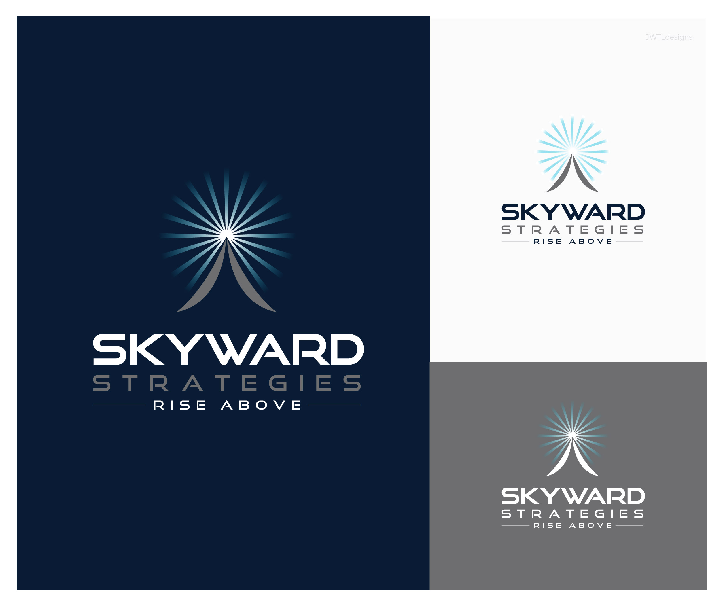 Logo Design for Skyward Strategies [company name]. Rise Above [company ...