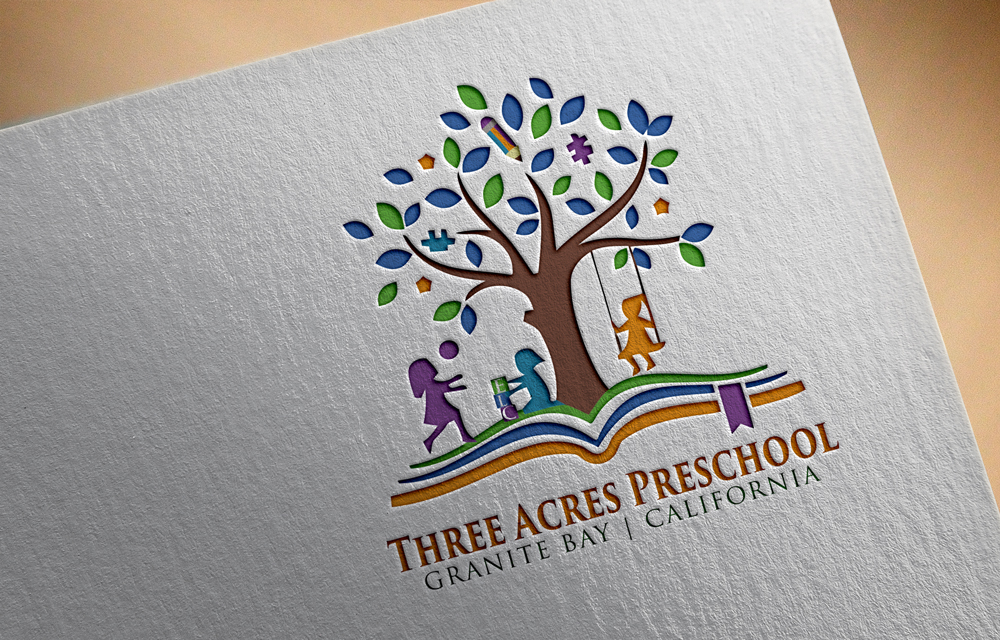 Elegant, Playful, Preschool Logo Design for Three Acres Preschool ...