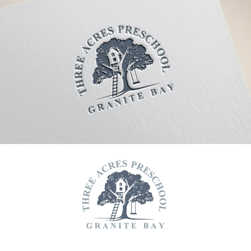 Elegant, Playful, Preschool Logo Design for Three Acres Preschool ...