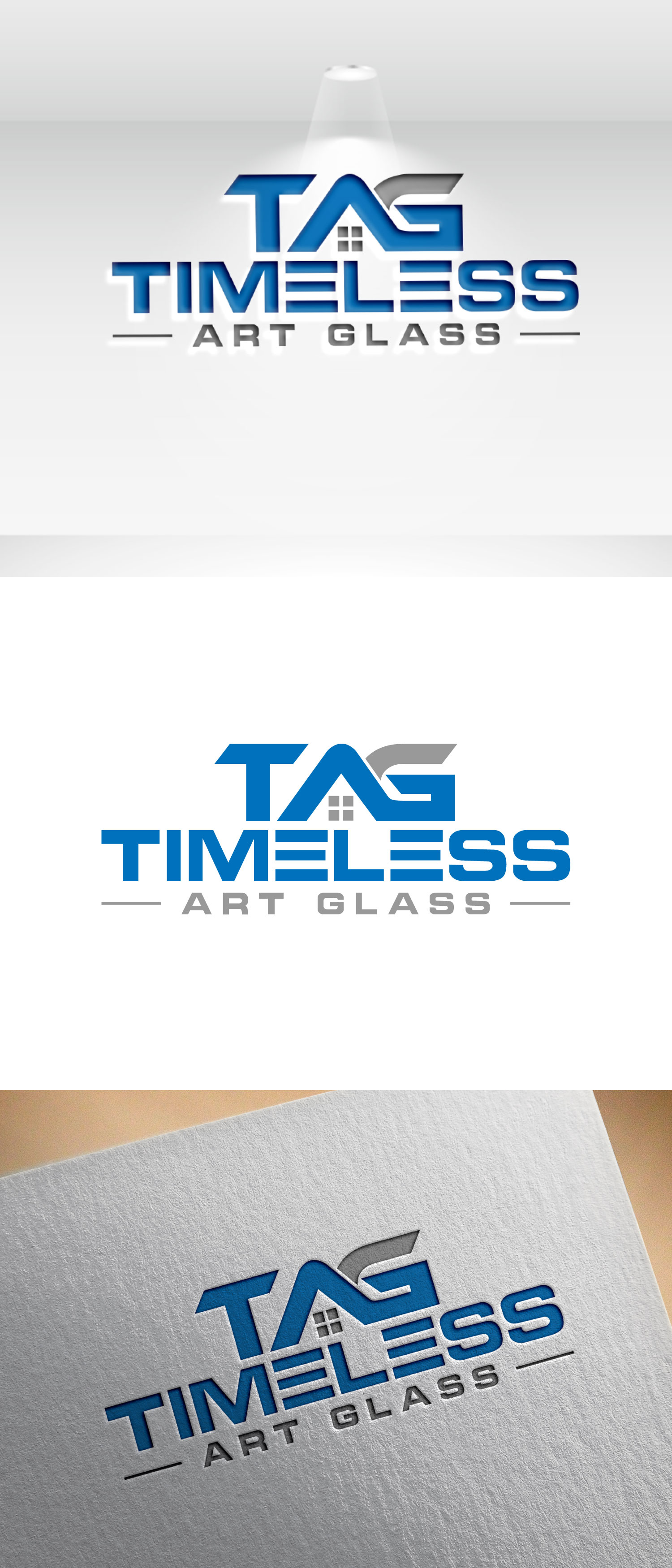 Elegant, Conservative, Art Logo Design for Timeless Art Glass by md ...