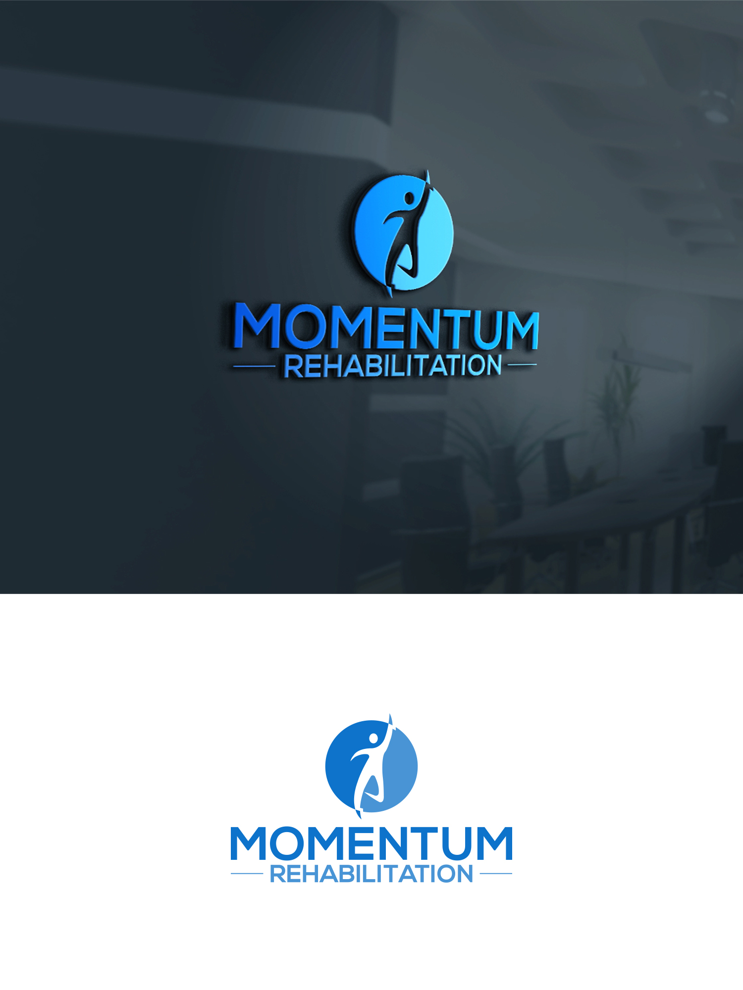 Logo Design for Momentum Rehabilitation by Olivia_Creation | Design ...