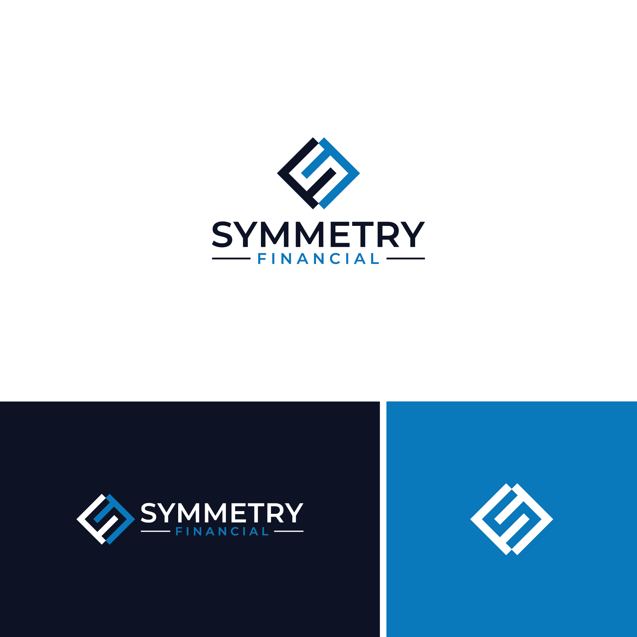 Logo Design for Symmetry Financial by hafiz_designs | Design #30982118