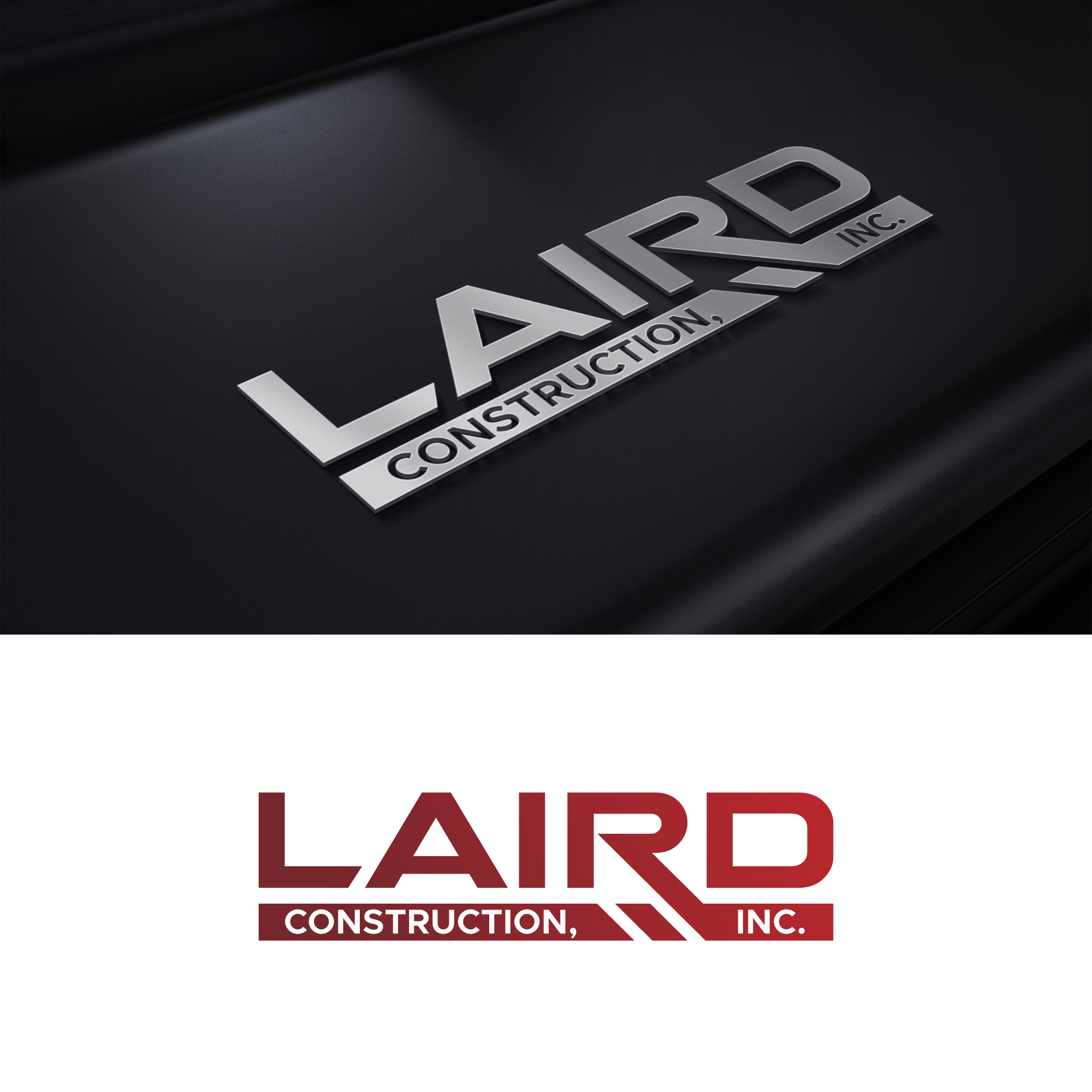 Bold, Modern, construction Logo Design for Laird Construction, Inc by ...