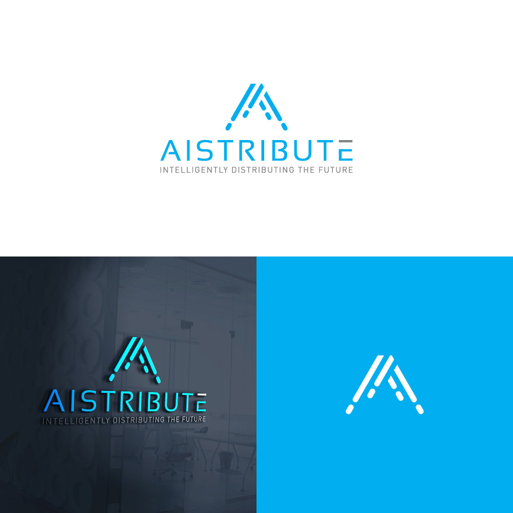 Elegant, Playful Logo Design for AIstribute Intelligently Distributing ...