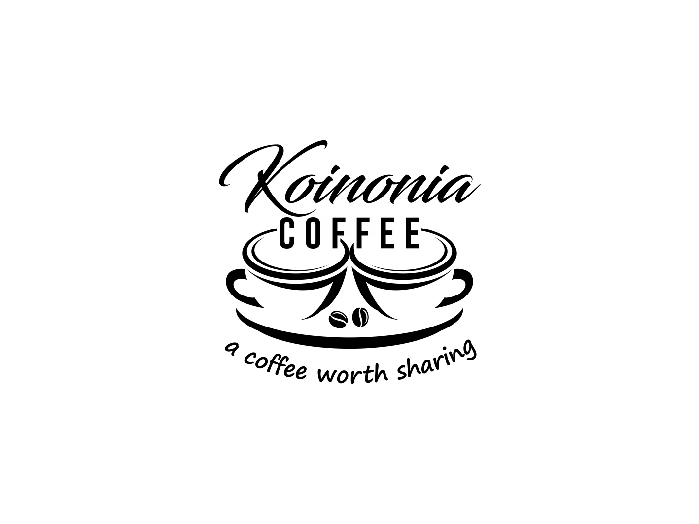 Logo Design for Koinonia Coffee....a coffee worth sharing by BNdesigner ...