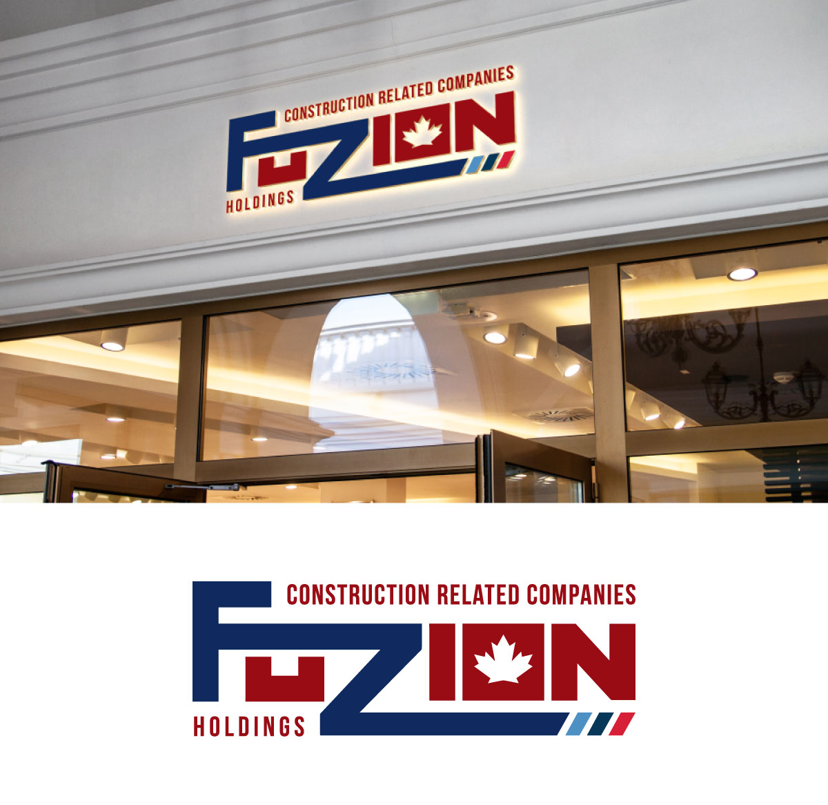 Elegant, Playful, Construction Logo Design for Fuzion Holdings ...