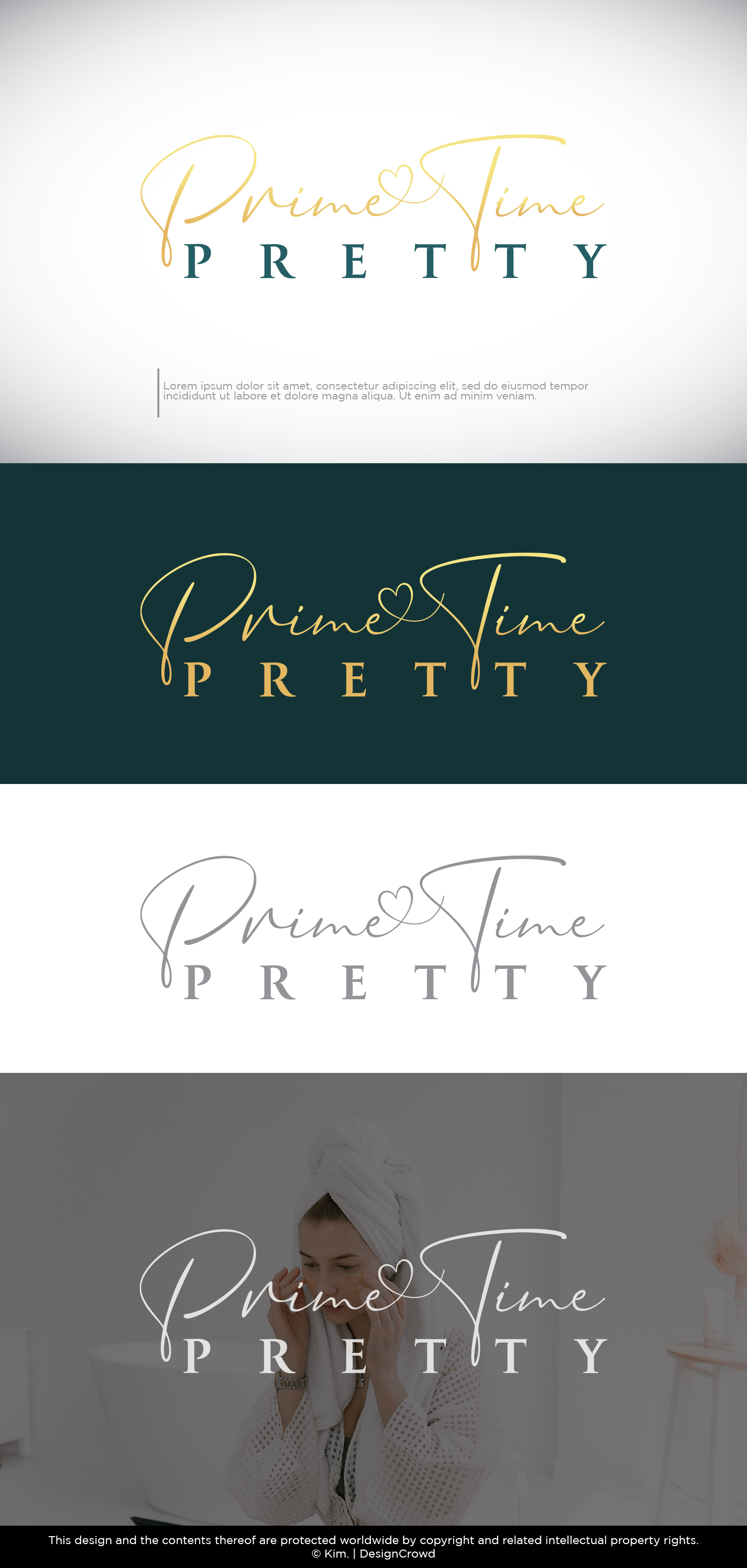 Upmarket, Elegant, Beauty Logo Design for Prime Time Pretty, PTP ...
