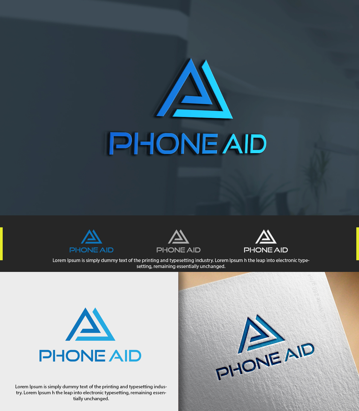 Modern, Professional, Smartphone Logo Design for phone aid by fasi 2 ...