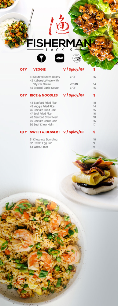 Modern, Professional, Chinese Food Menu Design for a Company by ...