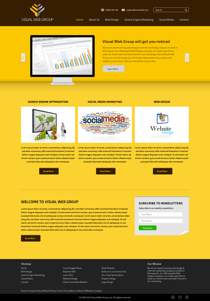Serious, Modern, Group Web Design for a Company by TGDesigns | Design ...