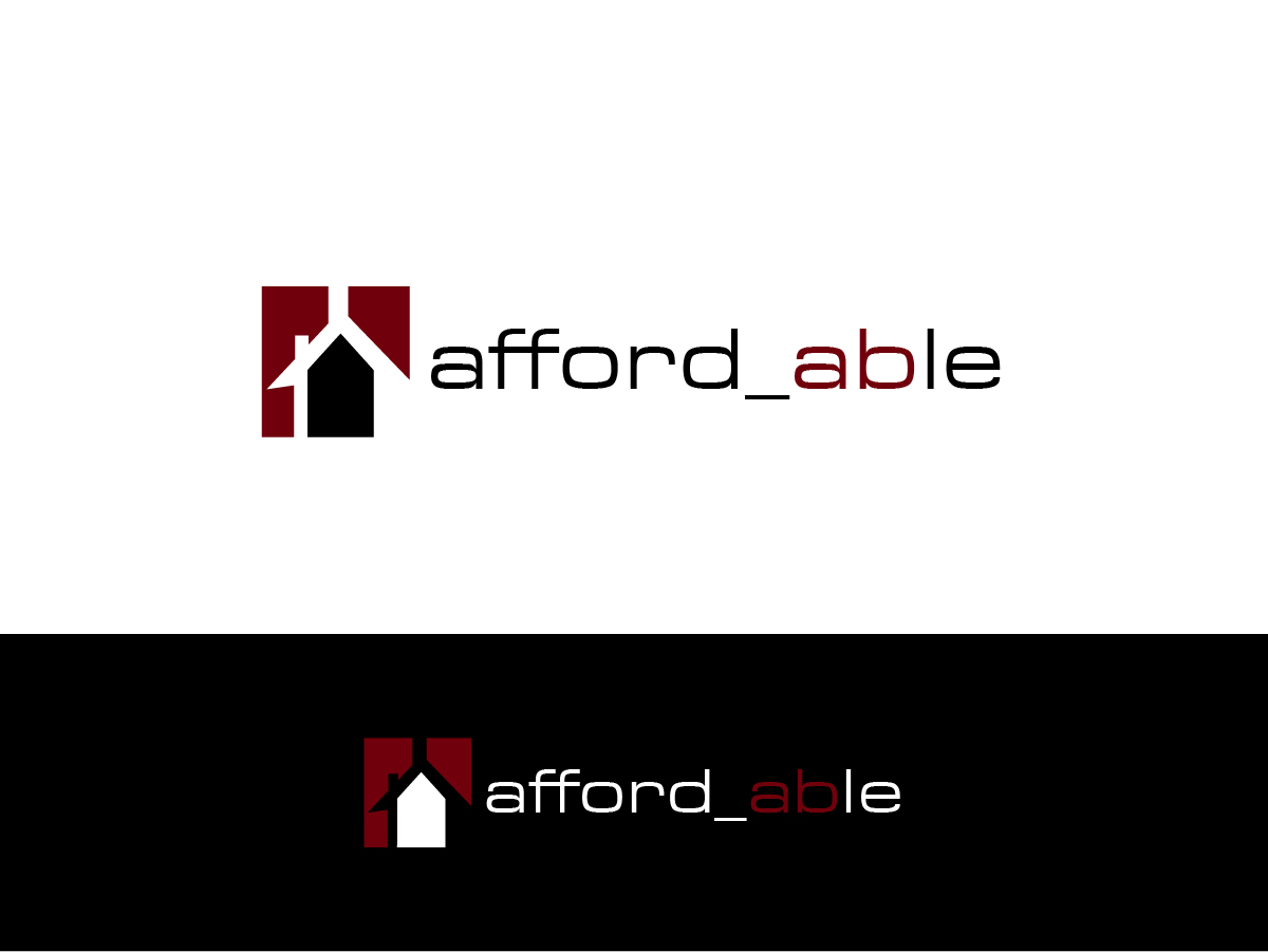 Logo Design for afford_able by Owltive | Design #30970805