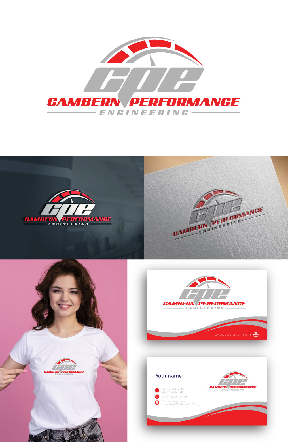 Logo Design for "Cambern Performance Engineering" with "Cambern" the ...