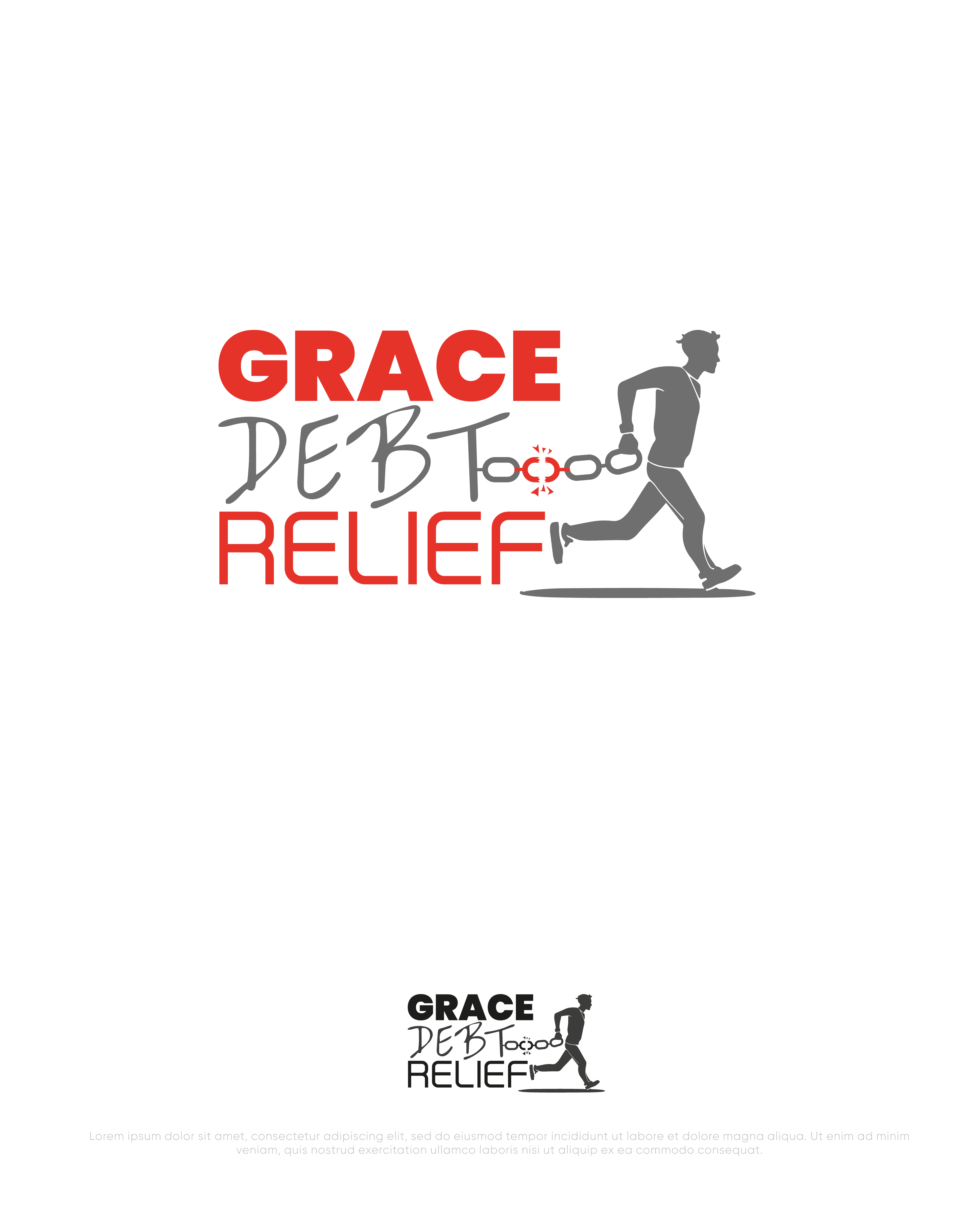 Serious, Elegant, debt settlement Logo Design for Grace Debt Relief by ...