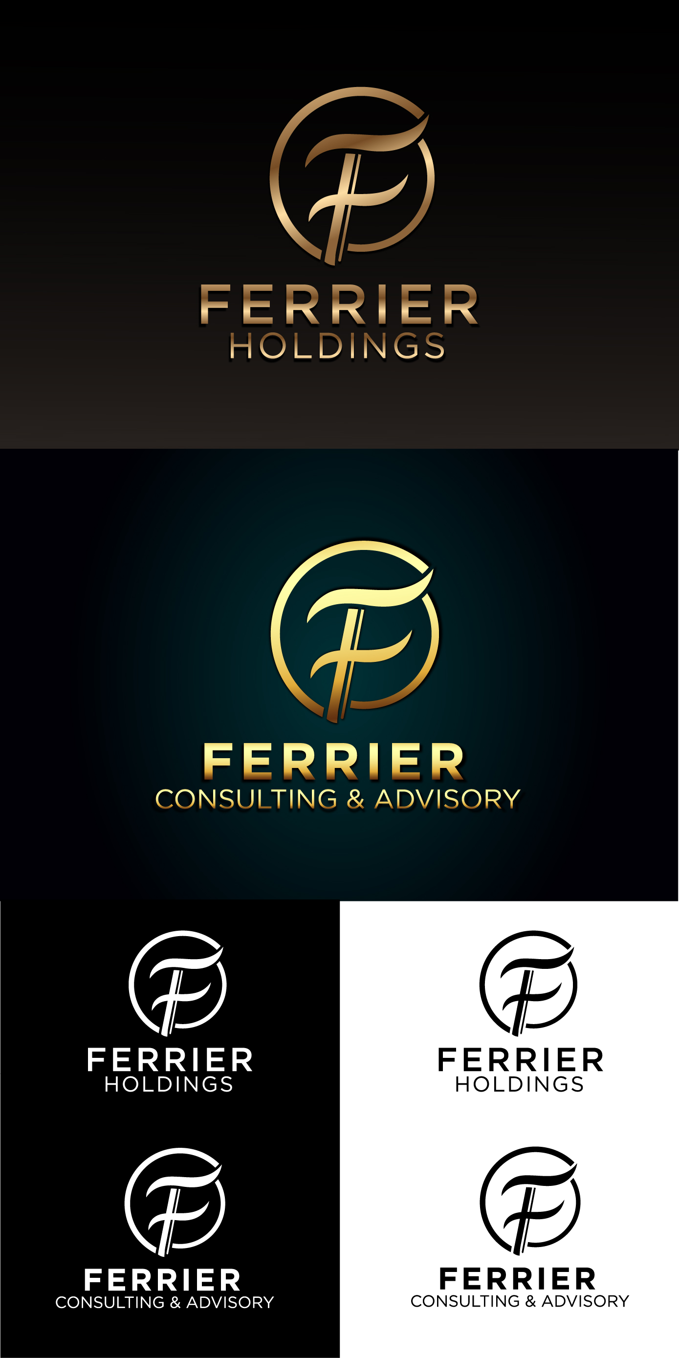 Elegant, Playful, Finance and wealth Logo Design for 1st Ferrier ...