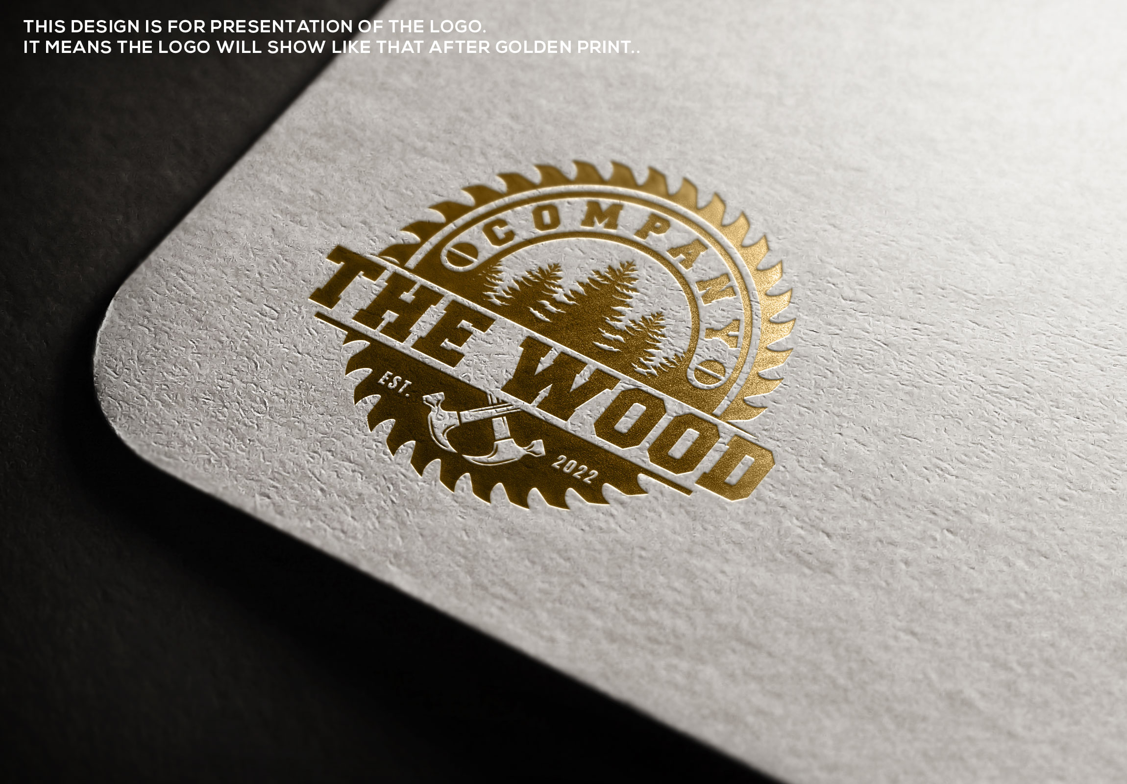 Logo Design for THE WOOD COMPANY by MD ROKON UDDIN | Design #31001500