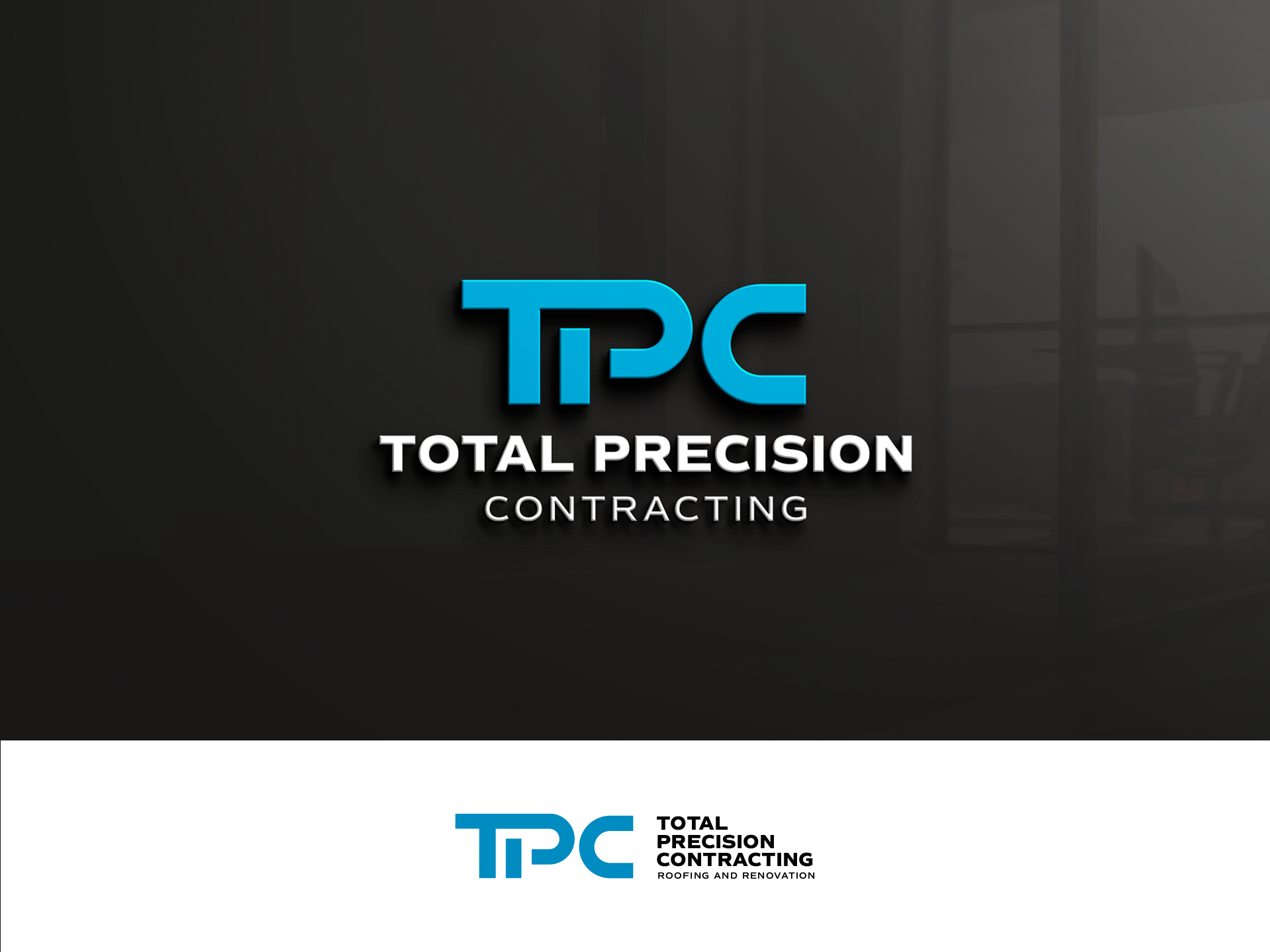 Logo Design for Total Precision Contracting by Madink Studios | Design ...