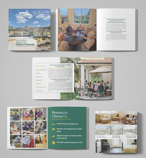 brochure for high-end senior living company | 48 Brochure Designs for a ...