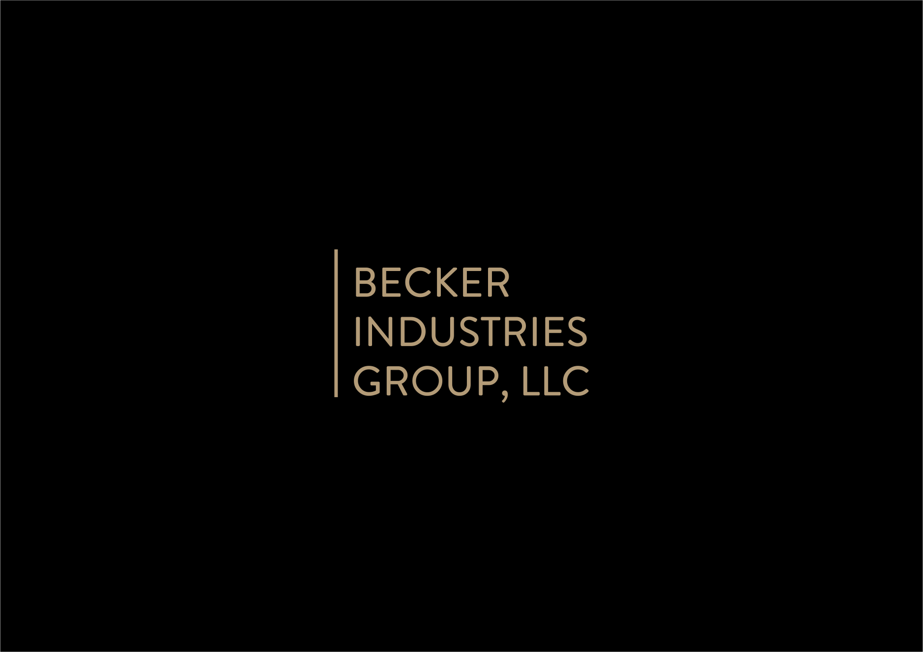 Conservative, Upmarket Logo Design for Becker Industries Group, LLC by ...