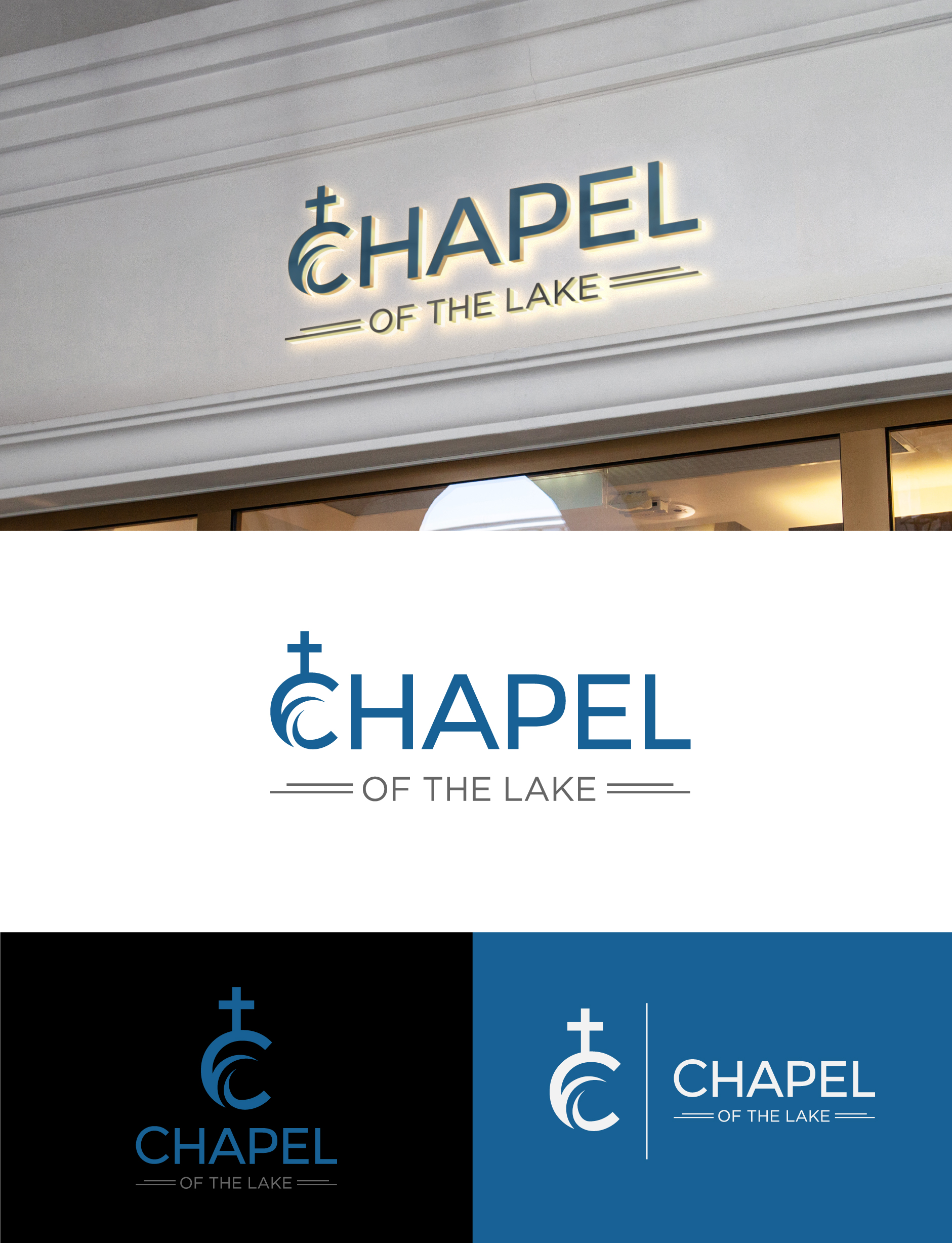 Modern, Elegant, Religious Logo Design for Chapel of the Lake by Rj ...