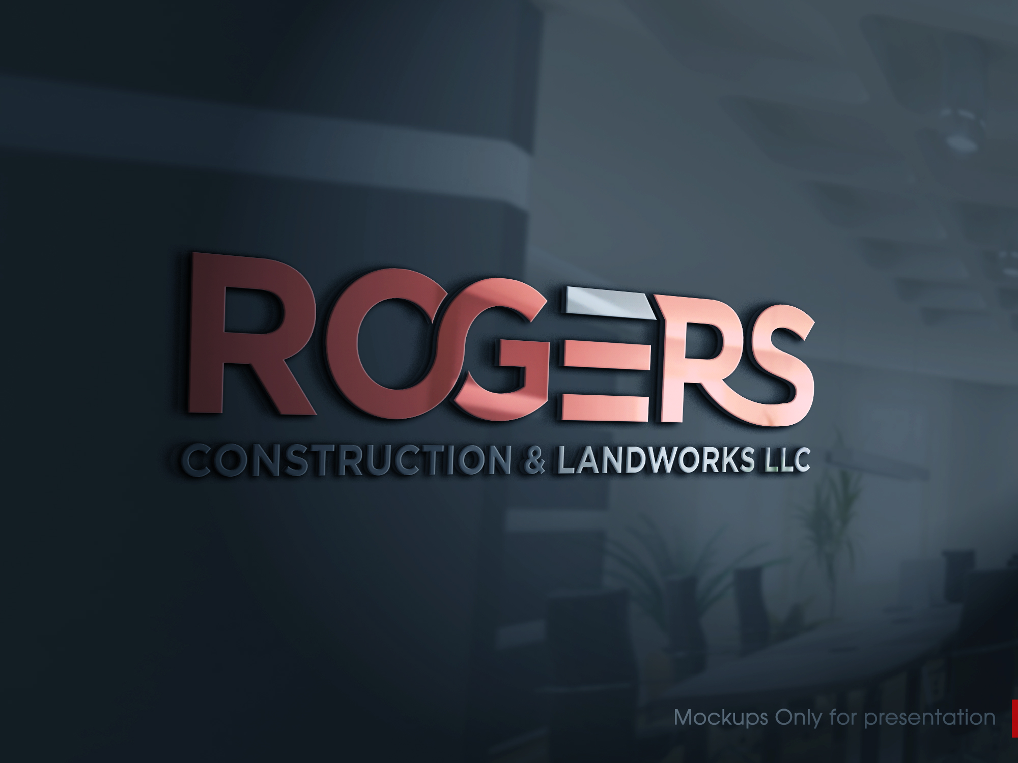 Logo Design for Rogers Construction and Landworks LLC by Mono.co ...