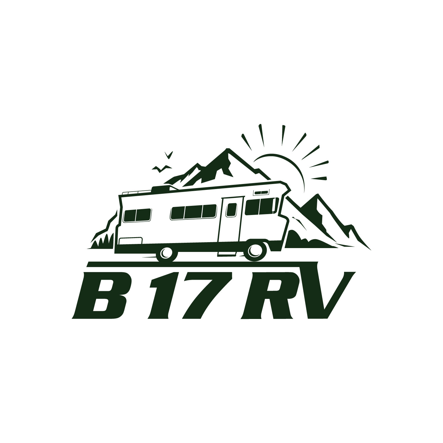 Traditional, Personable Logo Design for B17 RV or b17rv.com by ...
